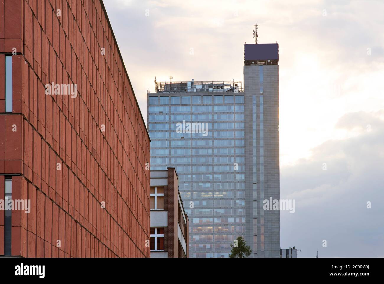 Modern office building in Katowice. Poland Stock Photo - Alamy