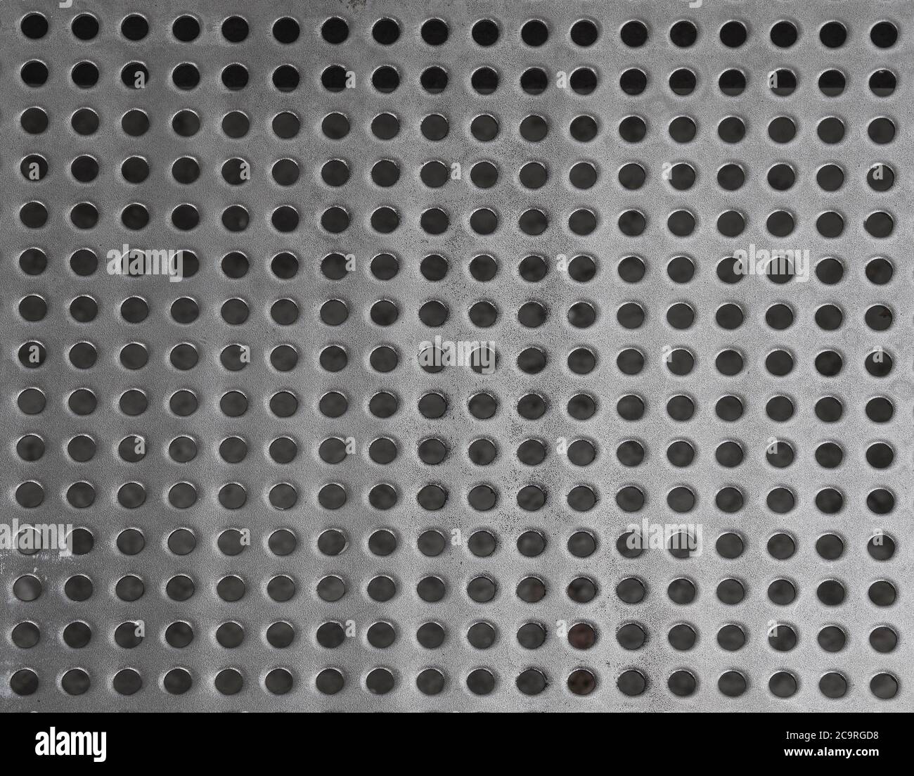 Iron stainless steel grating with small regular circle shaped ho hi-res ...