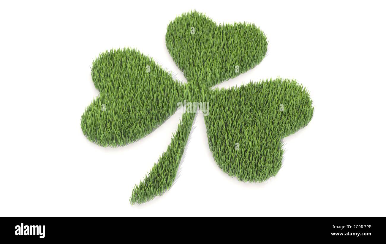 Forming four leaf clover Cut Out Stock Images & Pictures - Alamy