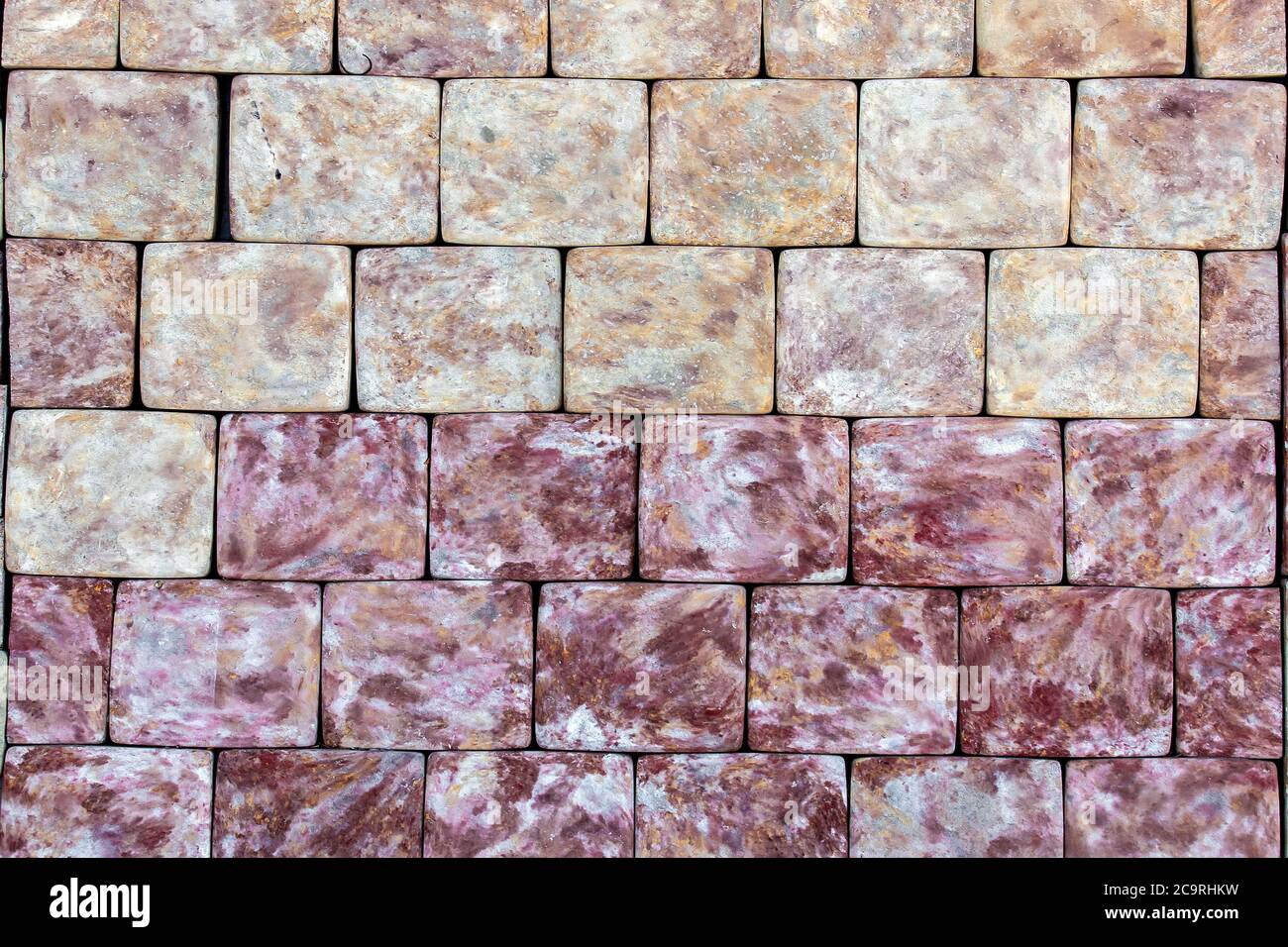 sidewalk stone, texture of a decorative stone for paving of sidewalks ...
