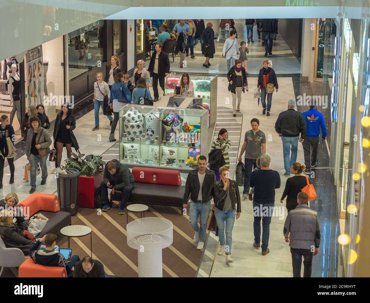 Czech republic, Prague, Chodov shopping centre, November 12, 2017 ...