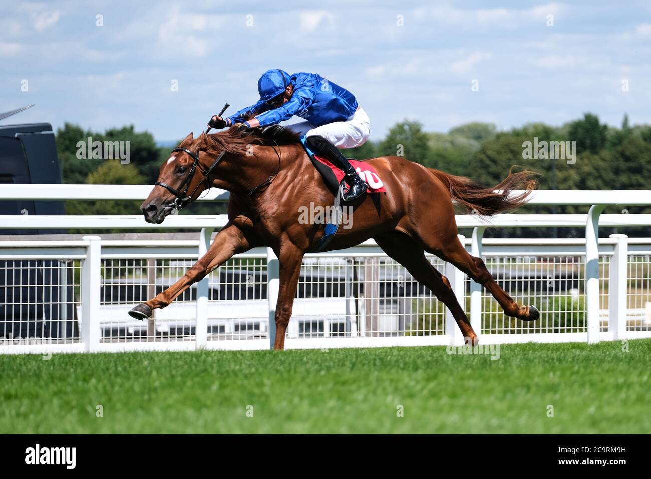 James Doyle on board Yibir winning the British Stallion Studs EBF ...