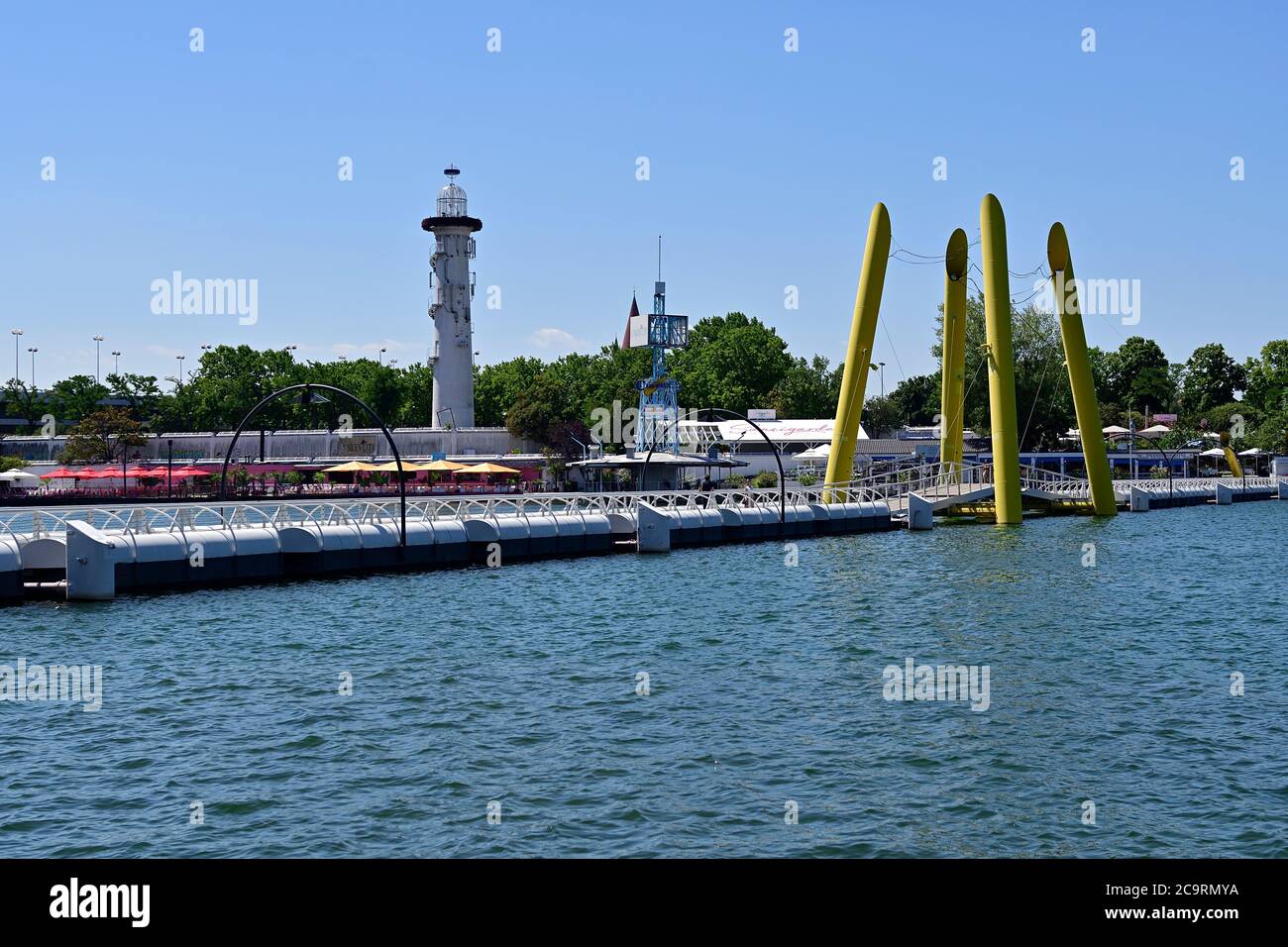 Vienna danube island beach hi-res stock photography and images - Alamy