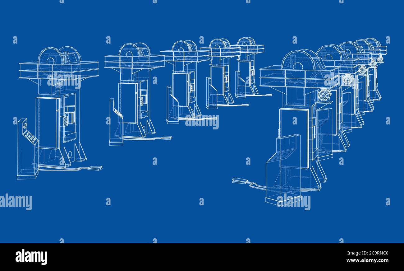 Presses industrial Stock Vector Images - Alamy
