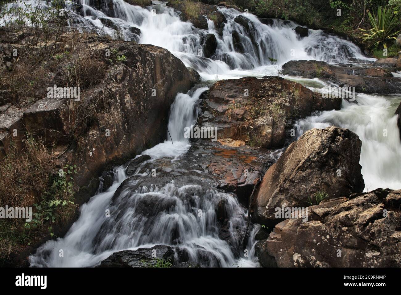 Datanla waterfall in Dalat. Vietnam Stock Photo - Alamy