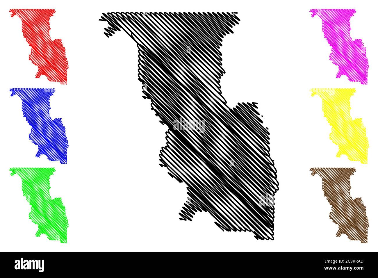 Bannock outline map hi-res stock photography and images - Alamy