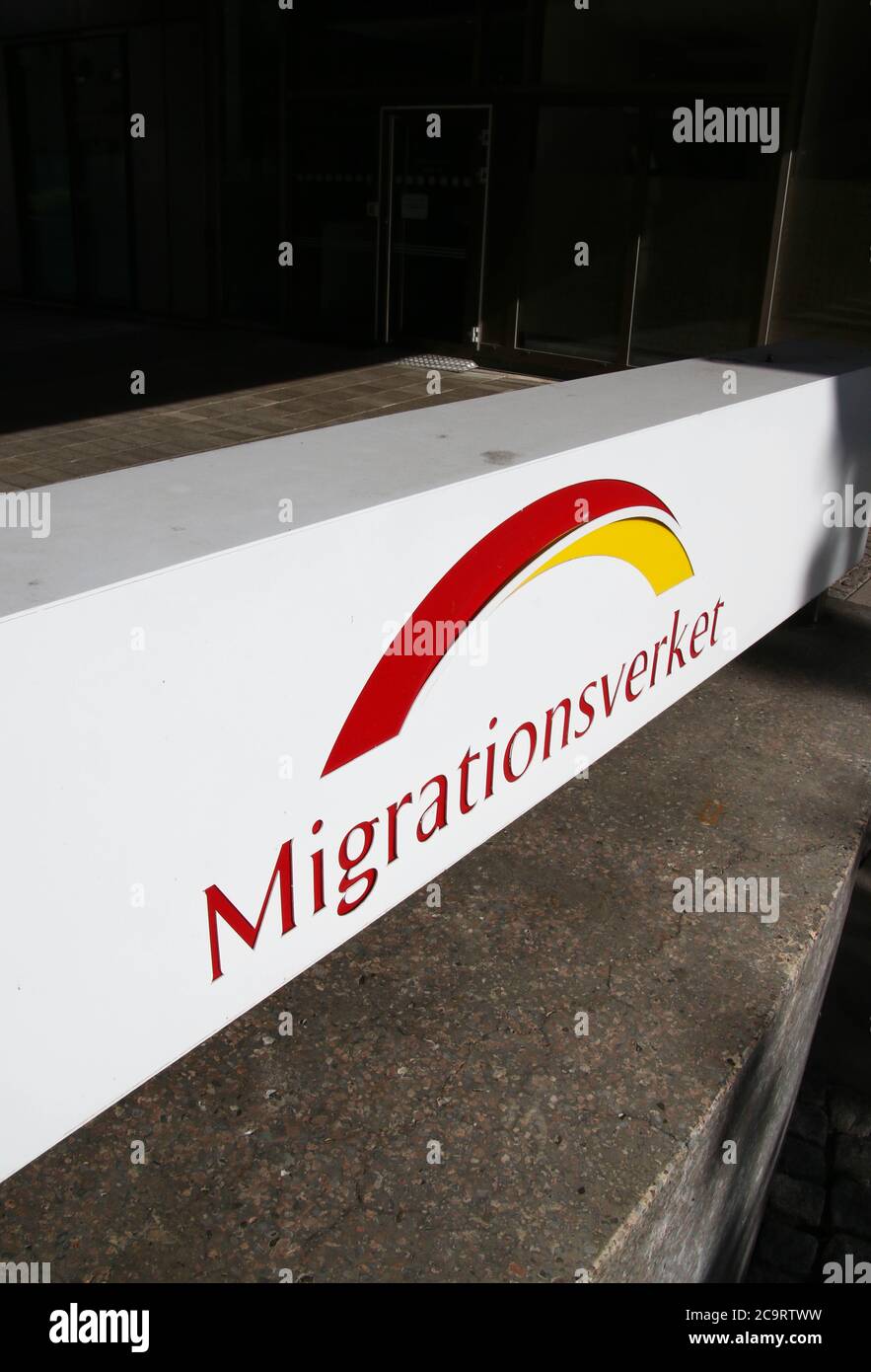 The head office of The Swedish Migration Agency (Swedish ...