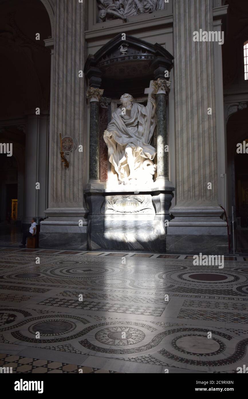 Interior of the St. John Basilica - Basilica di San Giovanni in ...