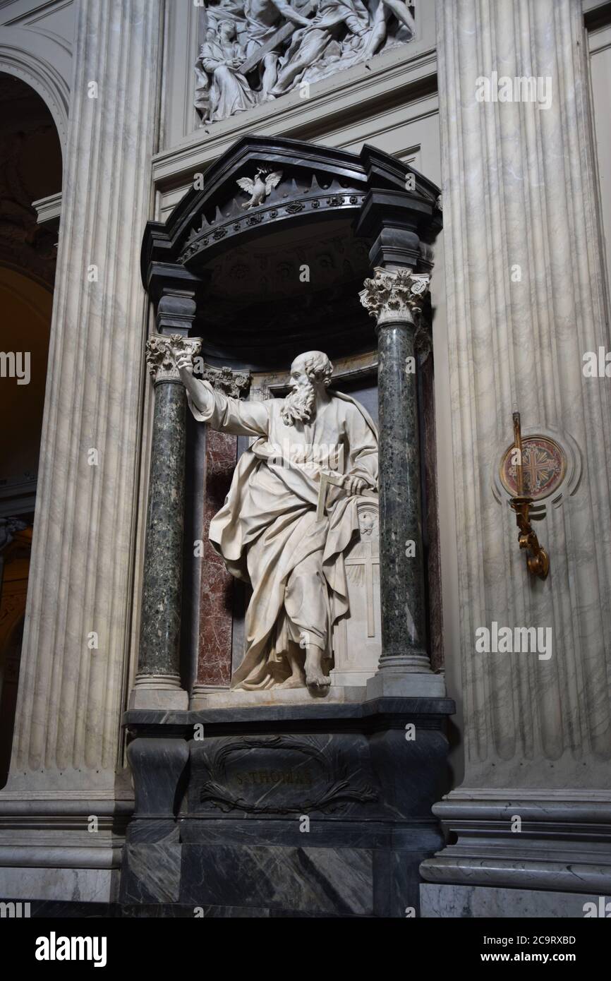 Interior of the St. John Basilica - Basilica di San Giovanni in ...