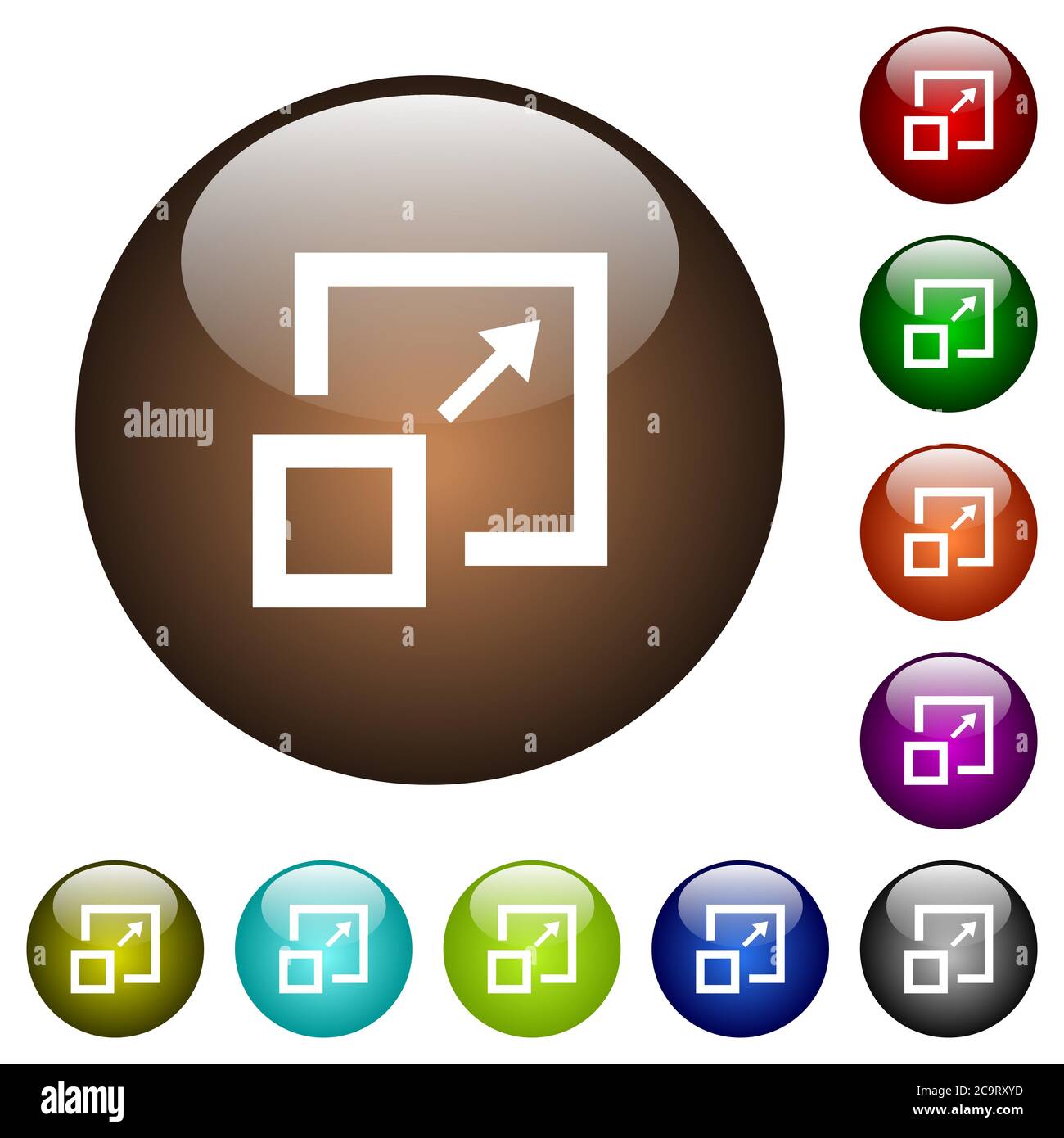 Window control buttons in Stock Vector Images - Alamy