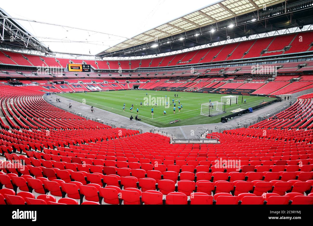 General view of the stadium ahead of the Vanarama National League play ...