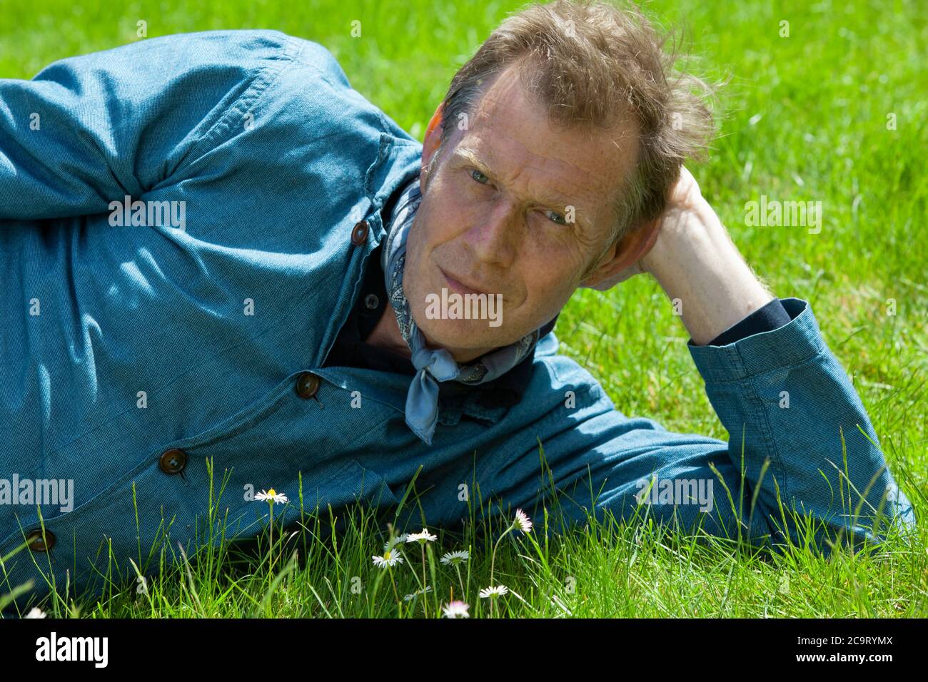 Actor Jason Flemyng, 53, photographed with social distancing during ...