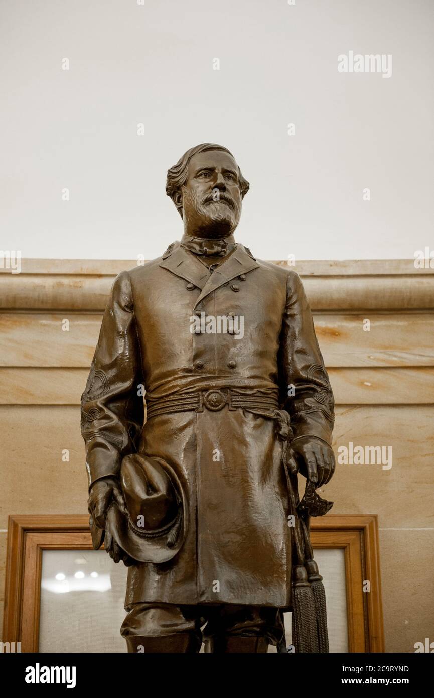 This statue of General Robert E. Lee was given to the National Statuary ...