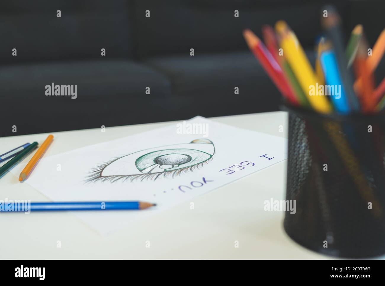 Realistic human eye hi-res stock photography and images - Alamy