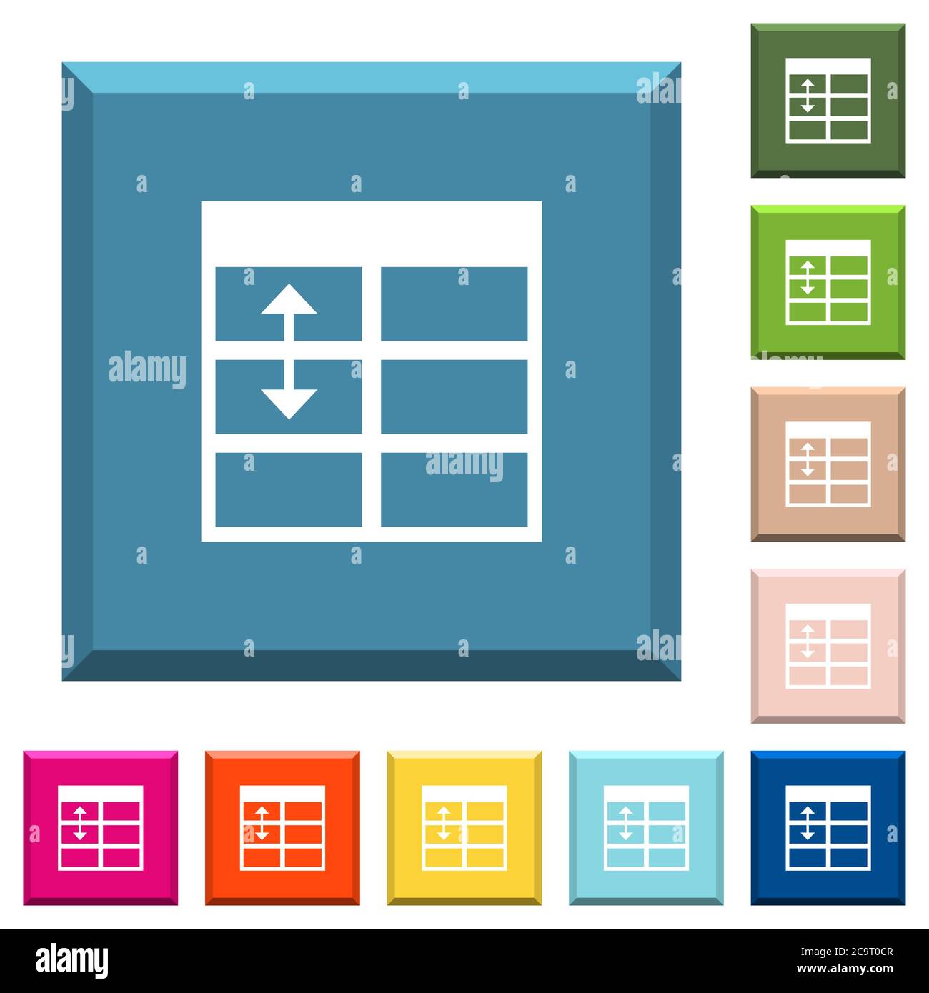 Table rows and columns Stock Vector Images - Alamy