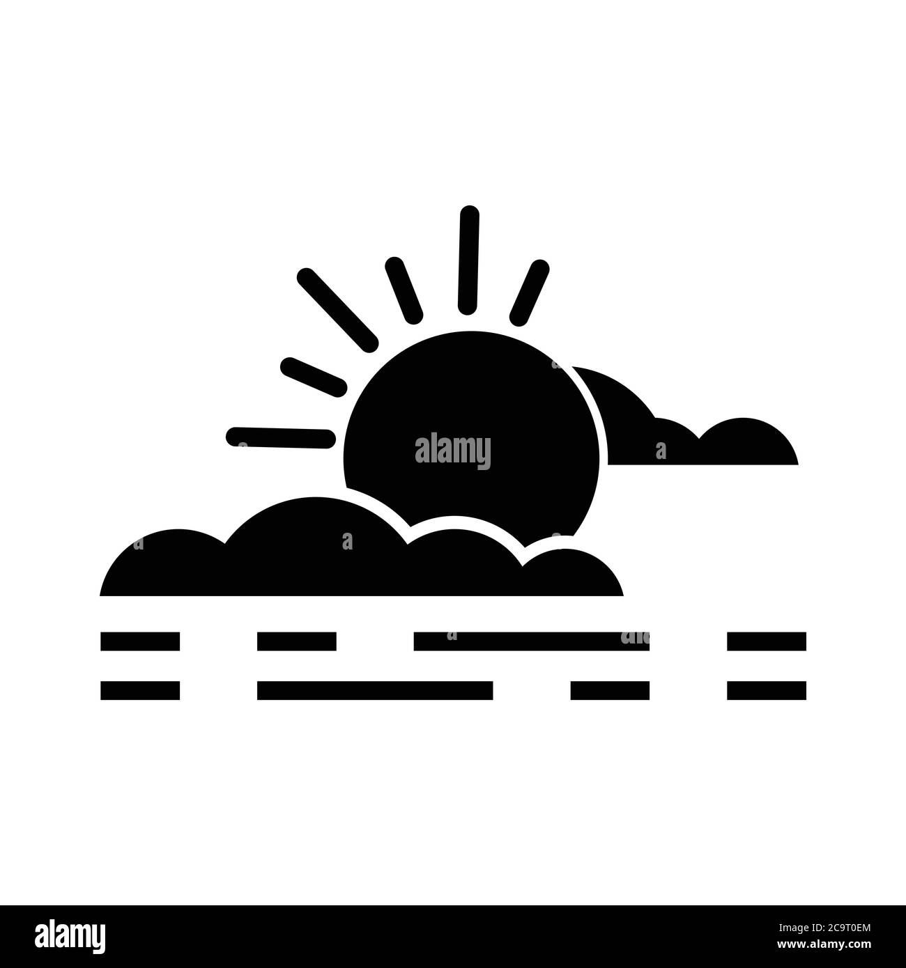 Sunset wave shore Cut Out Stock Images & Pictures - Alamy