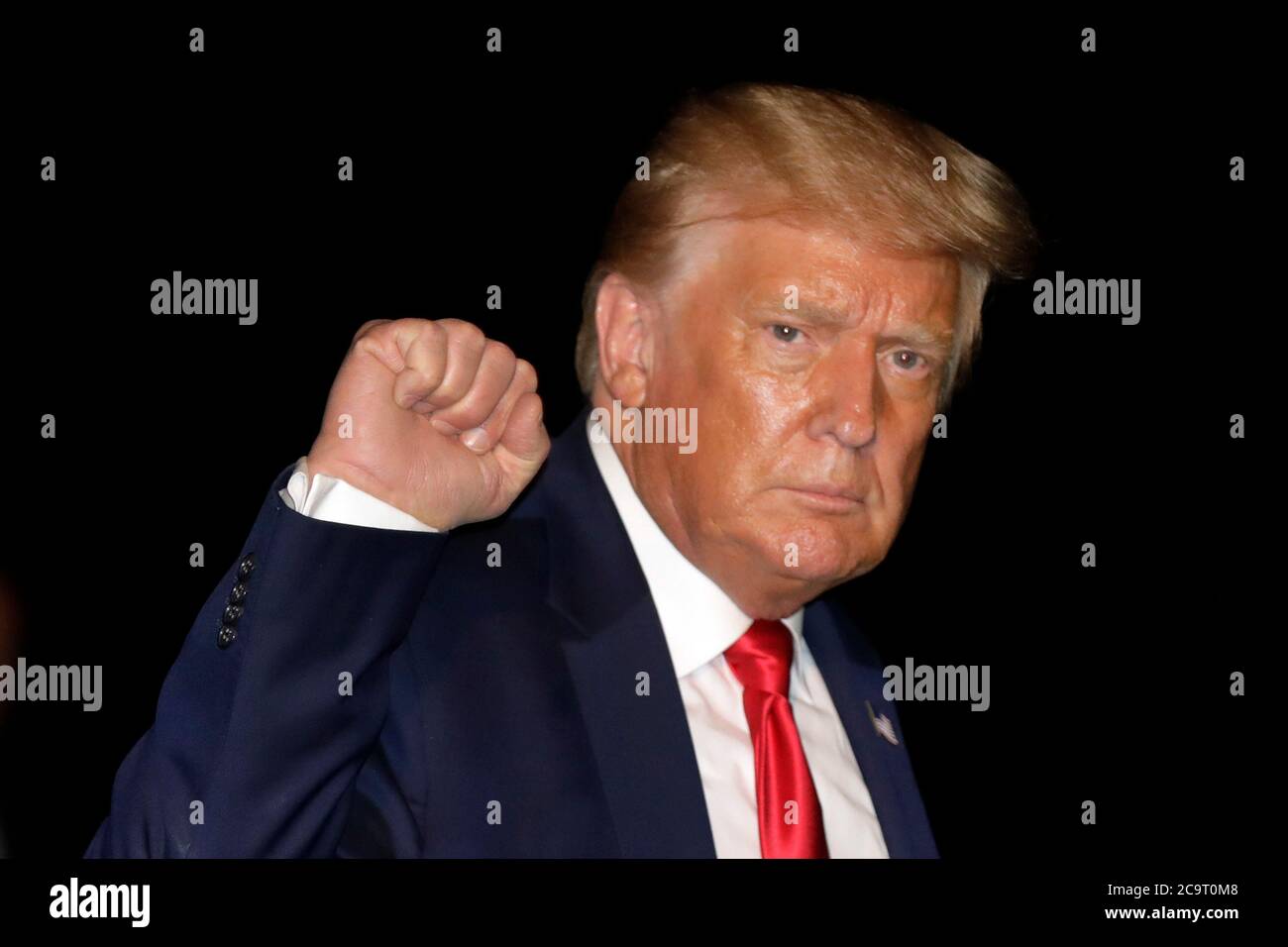 Trump fist pumps hi-res stock photography and images - Alamy
