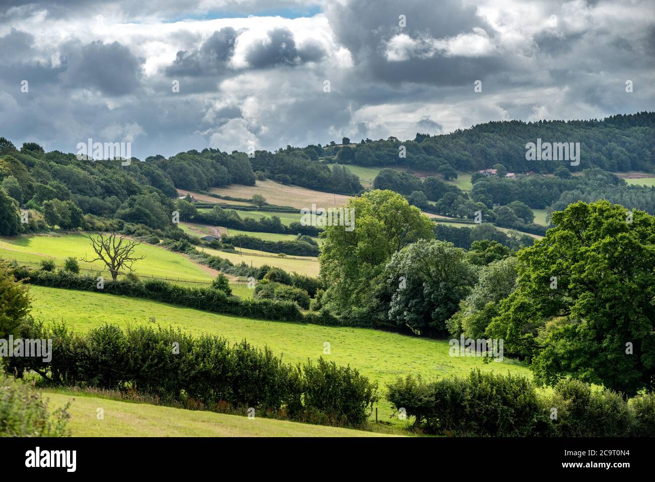 Chepstow on the English and Welsh border Stock Photo - Alamy