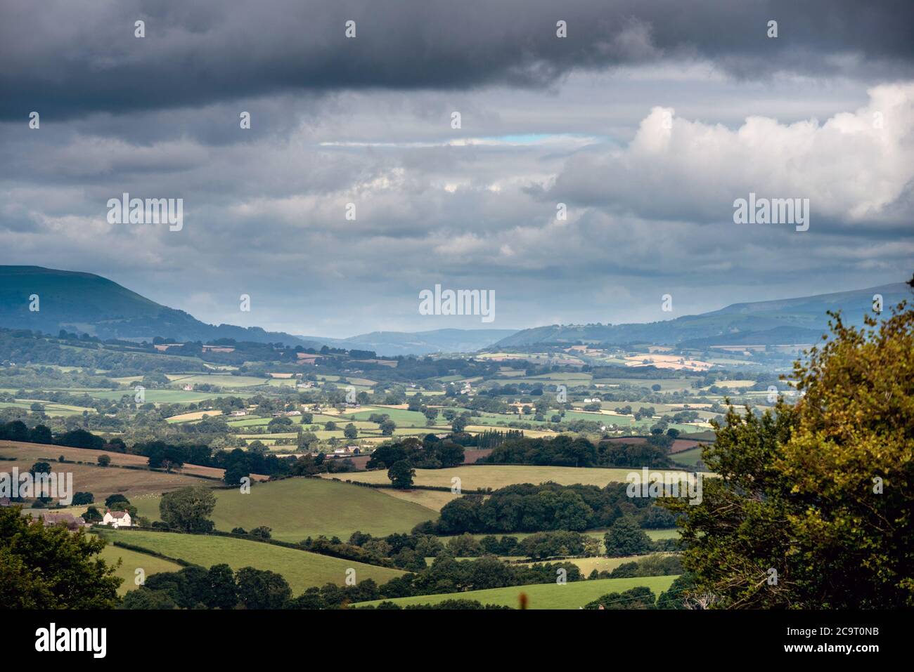 Chepstow on the English and Welsh border Stock Photo - Alamy