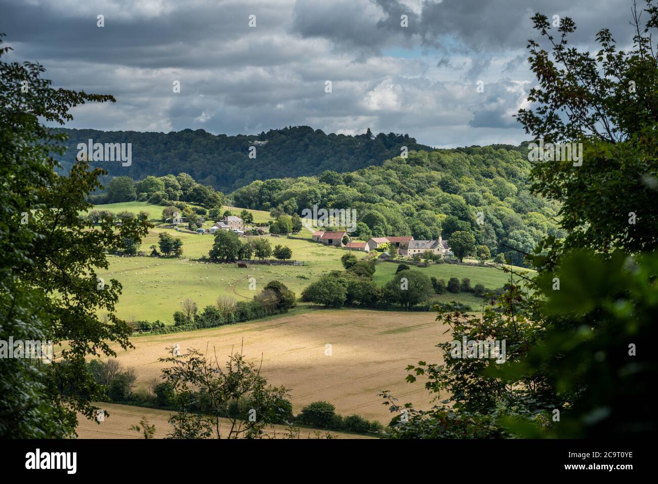 Chepstow on the English and Welsh border Stock Photo - Alamy