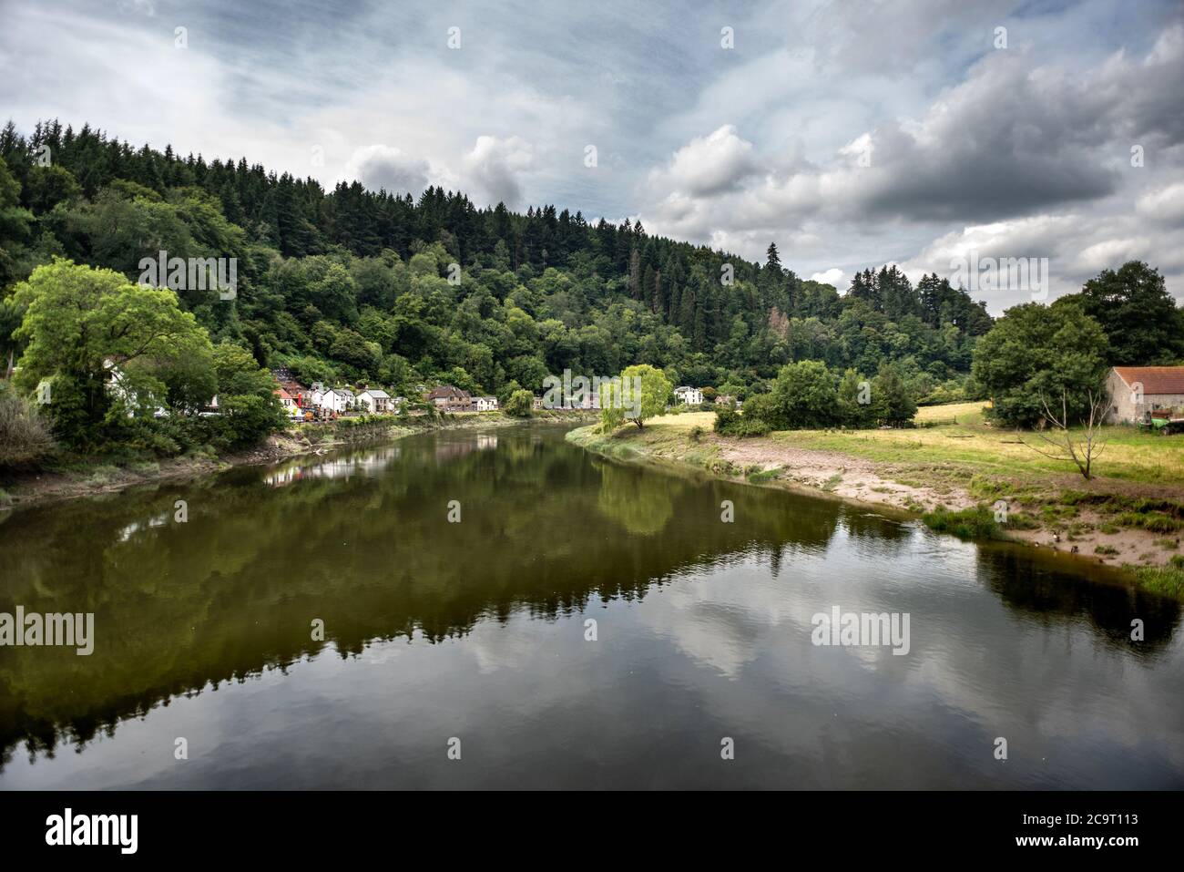 The River Wye at Tintern Stock Photo - Alamy