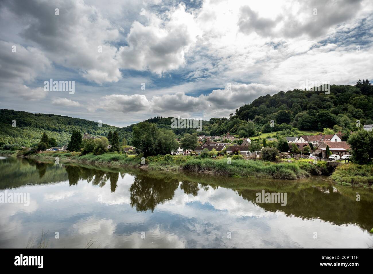 The River Wye at Tintern Stock Photo - Alamy