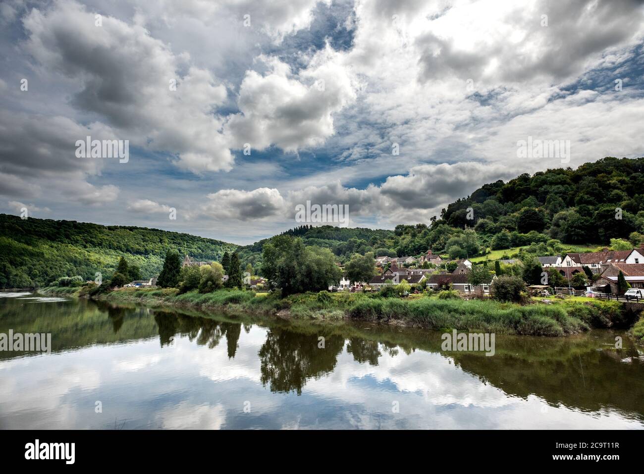 The River Wye at Tintern Stock Photo - Alamy