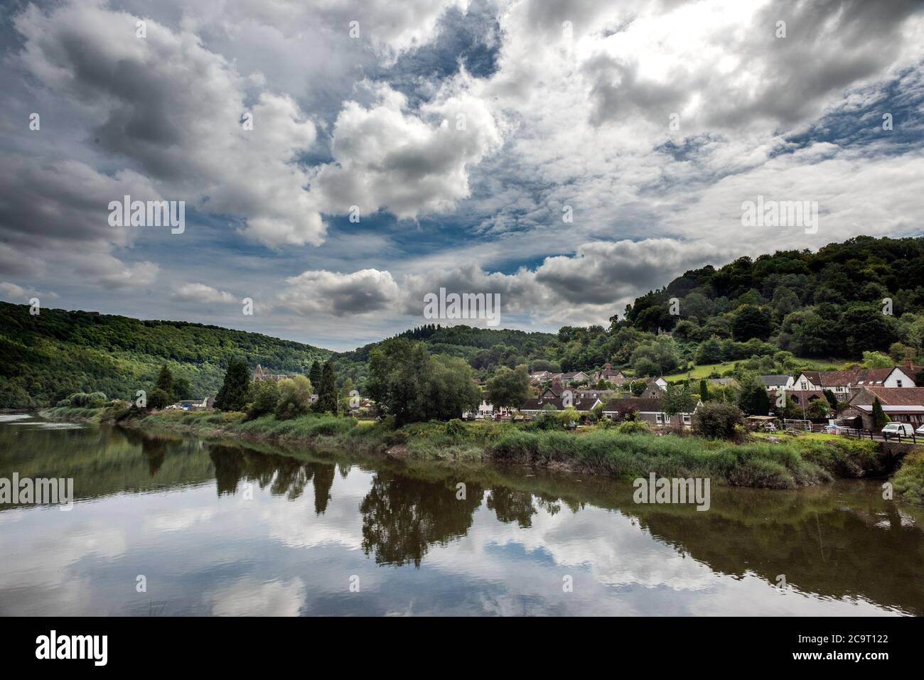 The River Wye at Tintern Stock Photo - Alamy