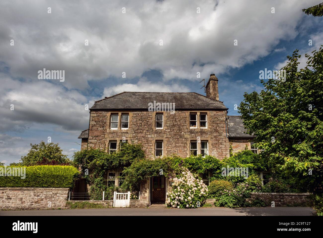 Chepstow on the English and Welsh border Stock Photo - Alamy
