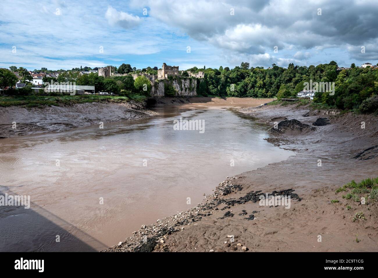 Chepstow on the English and Welsh border Stock Photo - Alamy