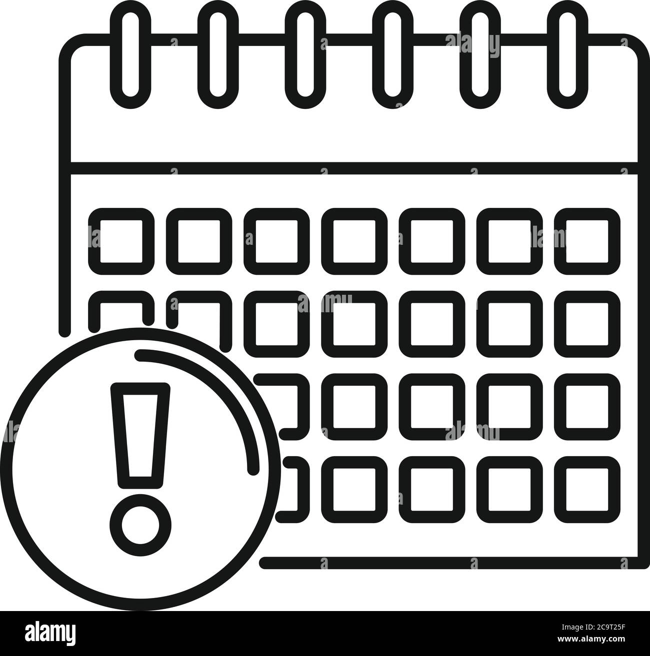 Calendar date innovation icon. Outline calendar date innovation vector ...