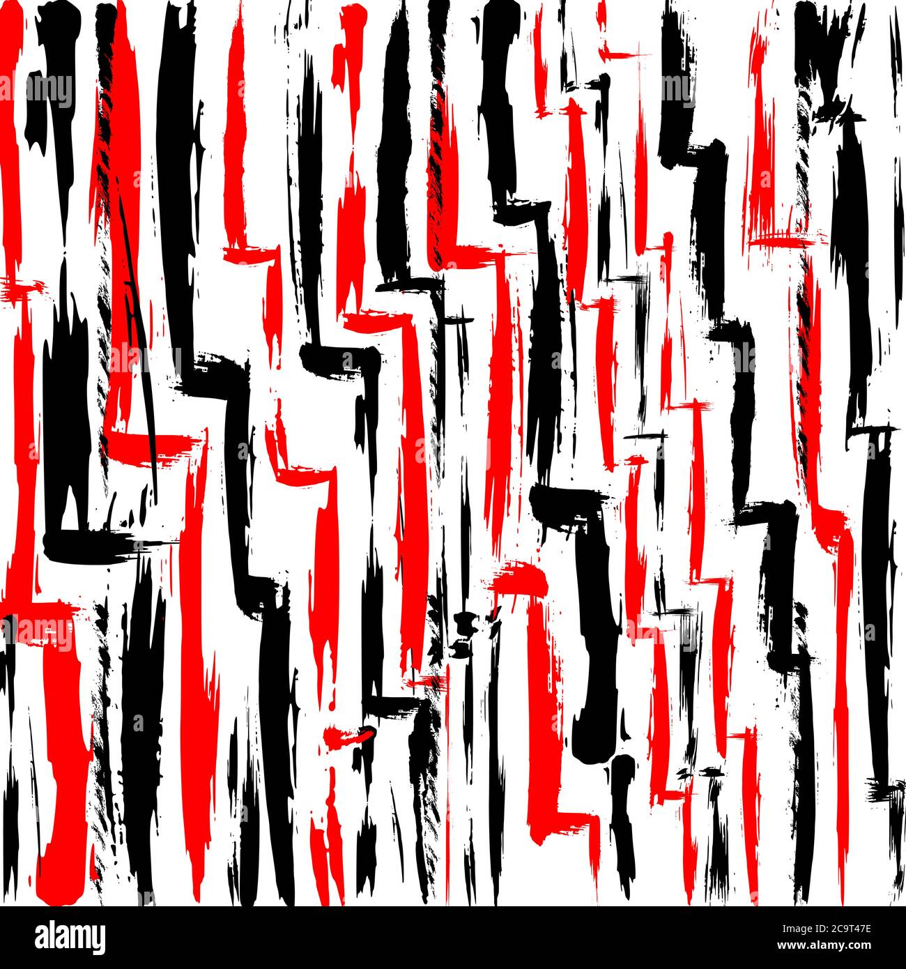 abstract background, with strokes and splashes, zigzag pattern Stock ...