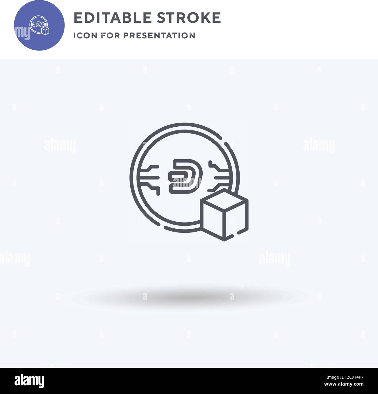 Dash icon vector, filled flat sign, solid pictogram isolated on white ...