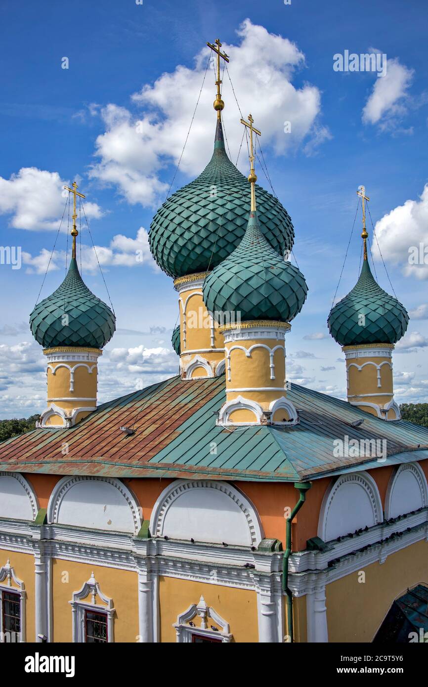 UGLICH, Russia, - 26 July 2020, Transfiguration Cathedral. Cathedral is ...