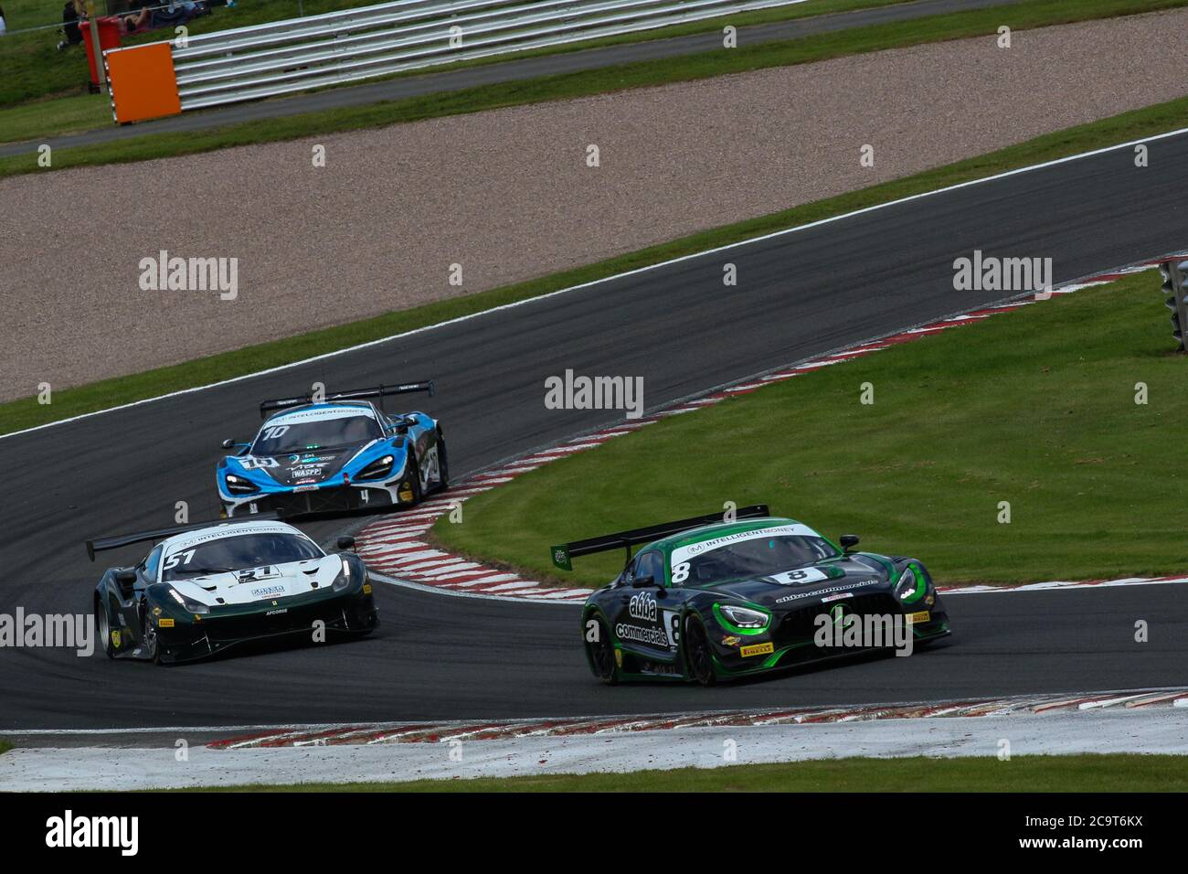 Tarporley, UK. 02nd Aug, 2020. Team ABBA Racing Mercedes-AMG driven by ...