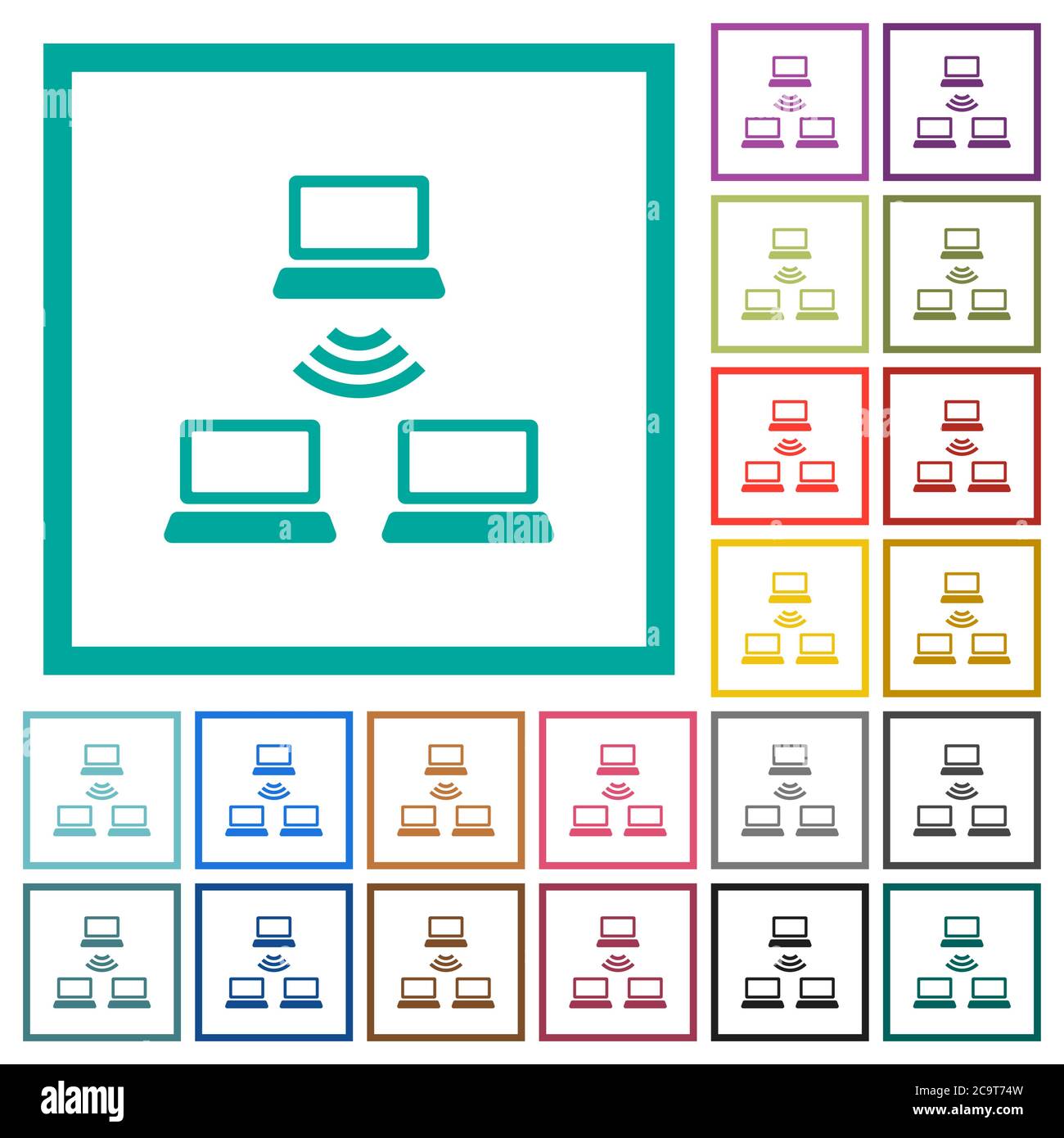 Wirelessnetwork Stock Vector Images - Alamy