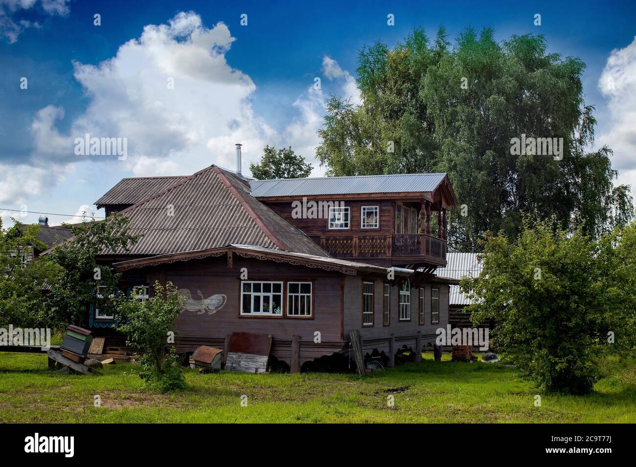 Russian rural landscape hi-res stock photography and images - Alamy