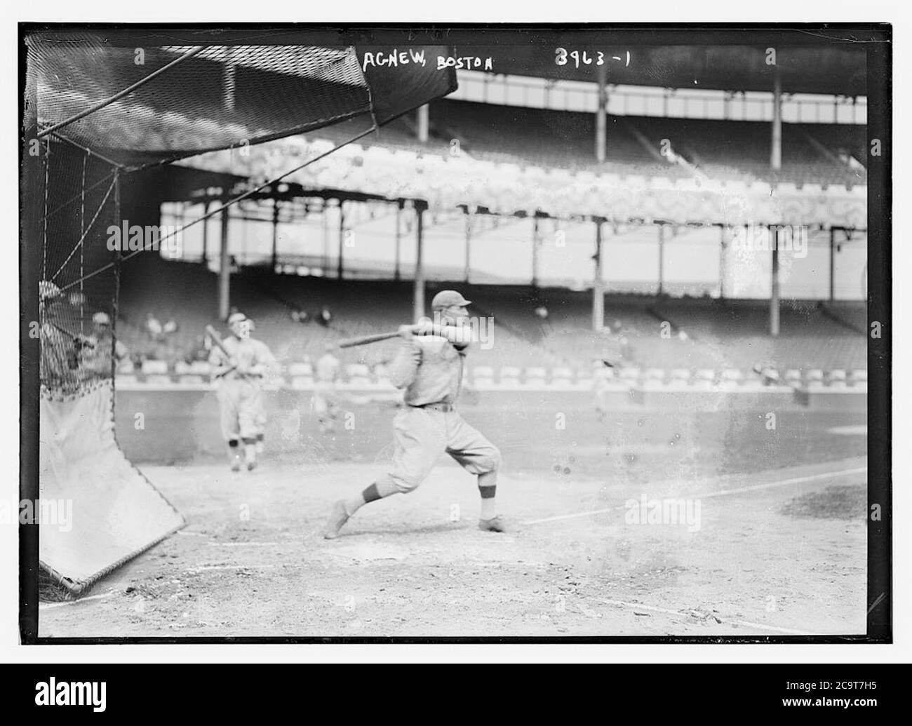 [Sam Agnew, Boston AL (baseball)] Stock Photo - Alamy