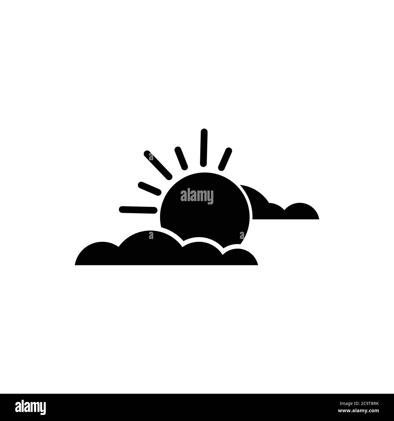 Beautiful night view sun Cut Out Stock Images & Pictures - Alamy