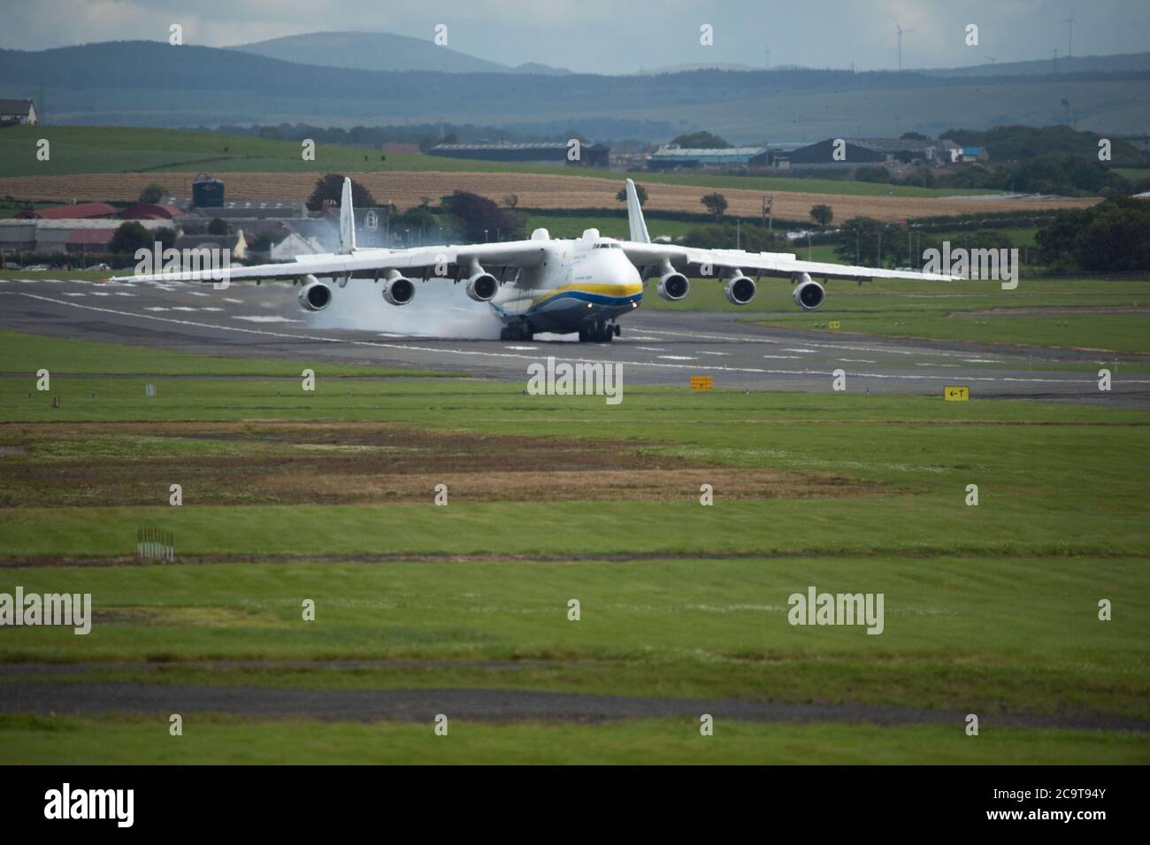 Russian cargo behemoth plane in scotland hi-res stock photography and ...