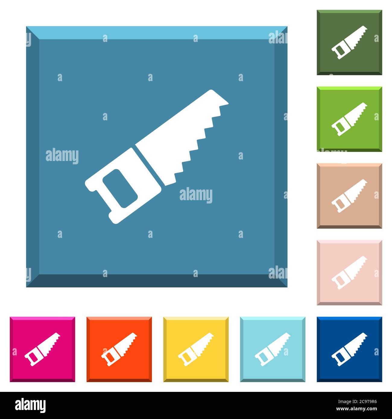 Square hand saw Stock Vector Images - Alamy