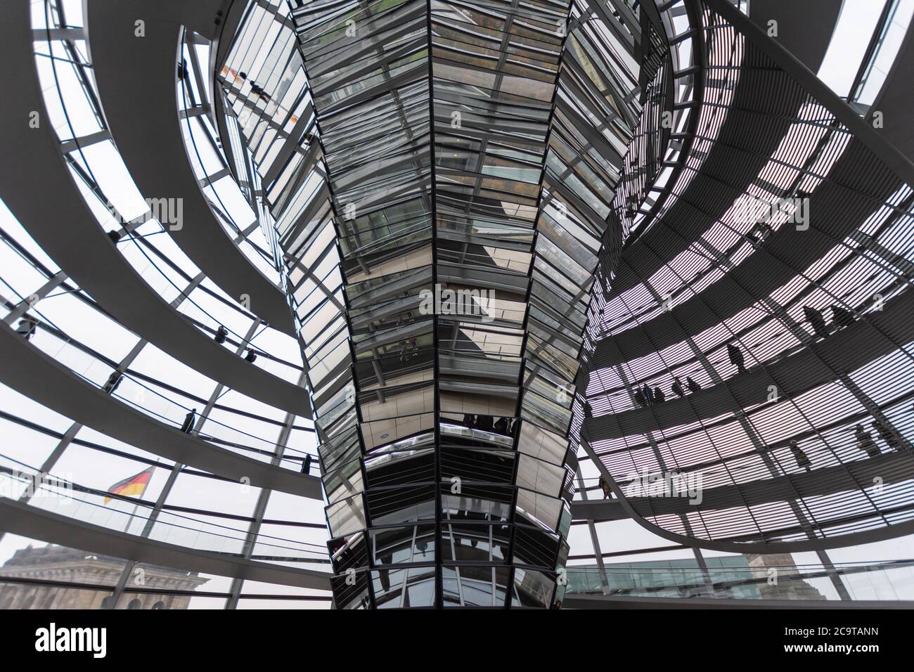 Walk-in dome of the Berlin Reichstag building Stock Photo - Alamy