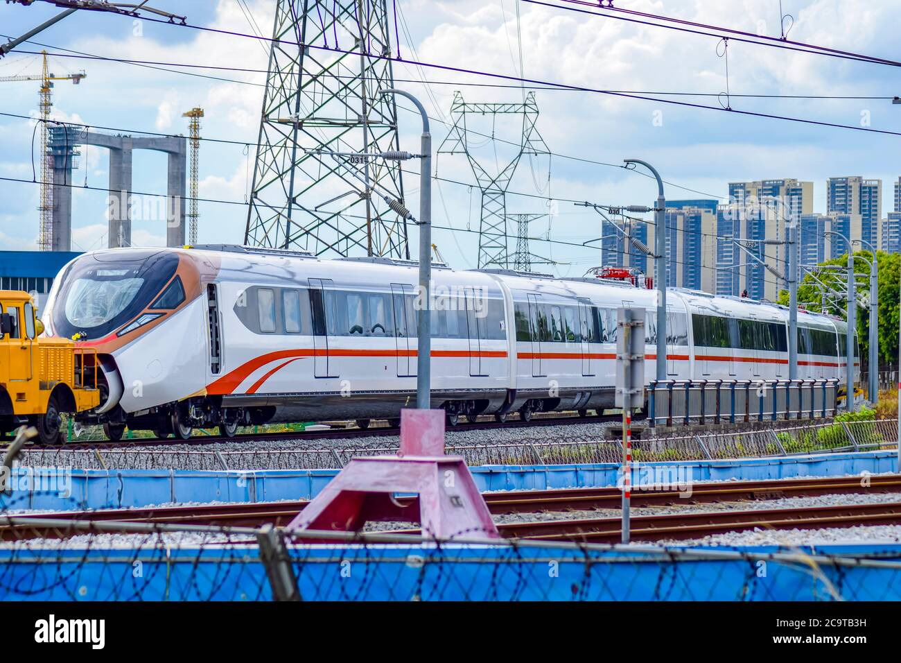 Guangzhou Metro Line18/22 First Trains Arrived At Guangzhou Panyu Depot ...