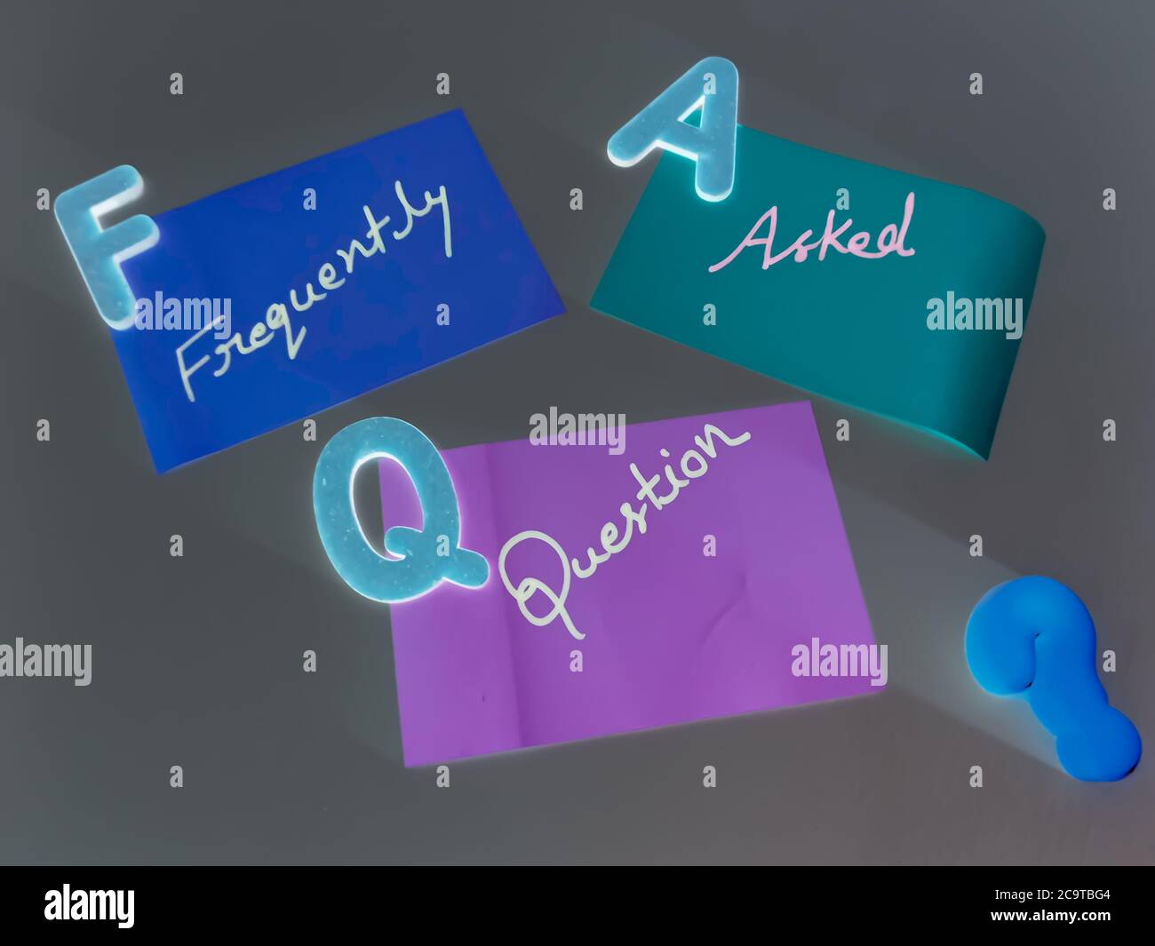 Frequently ask question text presented for active business education ...