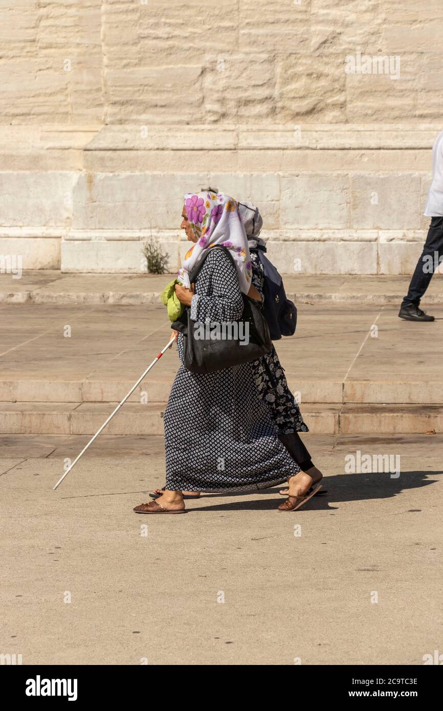 Blind Lady High Resolution Stock Photography and Images - Alamy