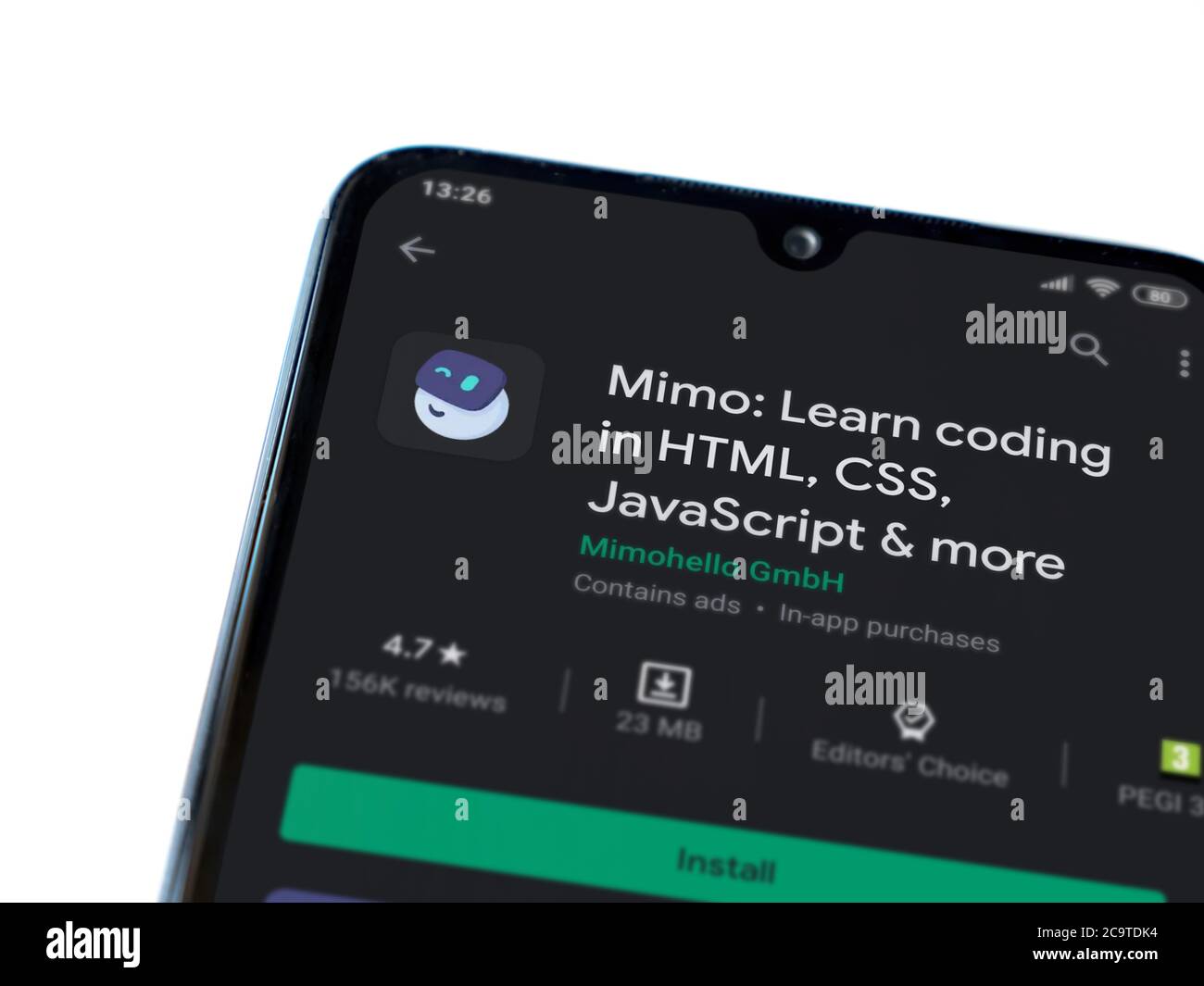 Lod, Israel - July 8, 2020: Mimo - Learning coding app play store page ...