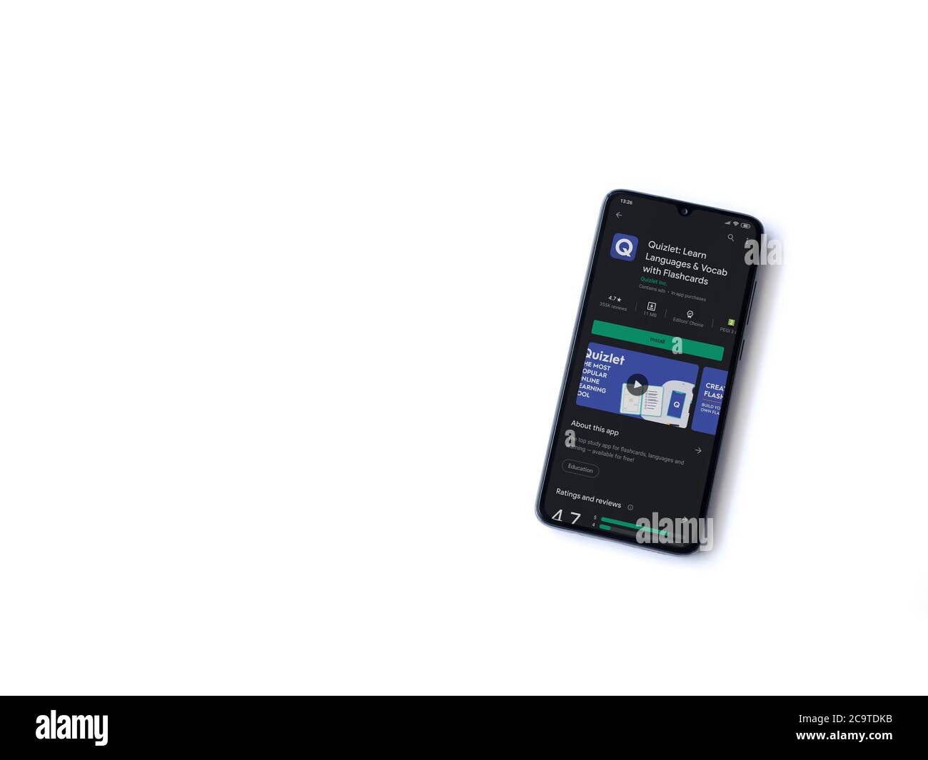 Lod, Israel - July 8, 2020: Quizlet - Language learning app play store ...