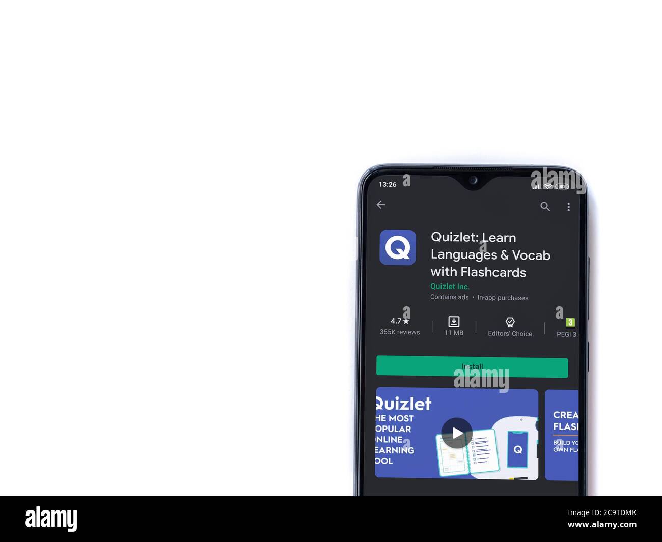 Lod, Israel - July 8, 2020: Quizlet - Language learning app play store ...