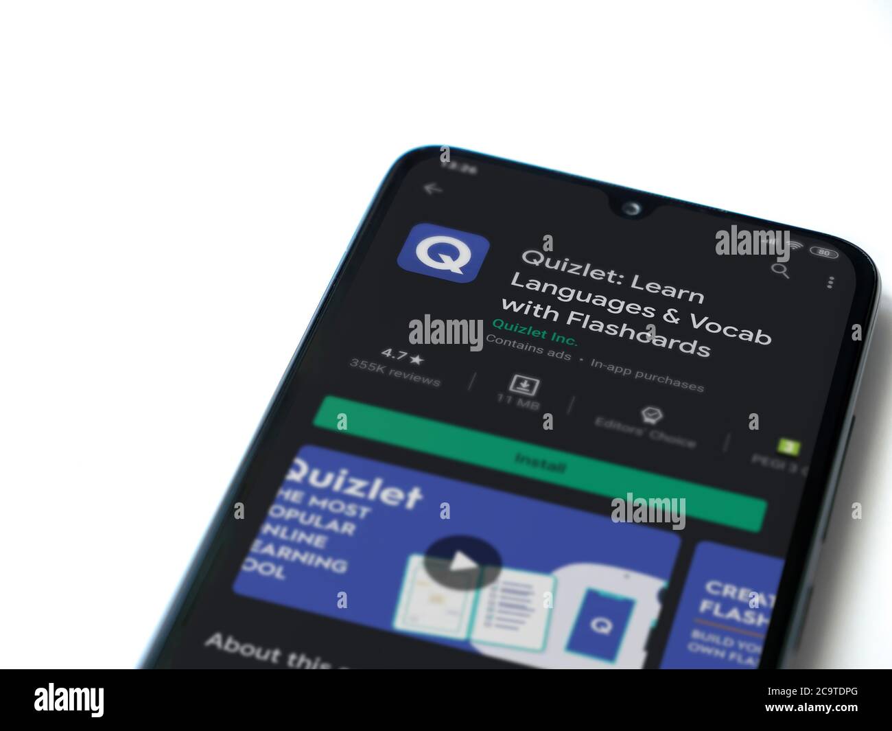 Lod, Israel - July 8, 2020: Quizlet - Language learning app play store ...