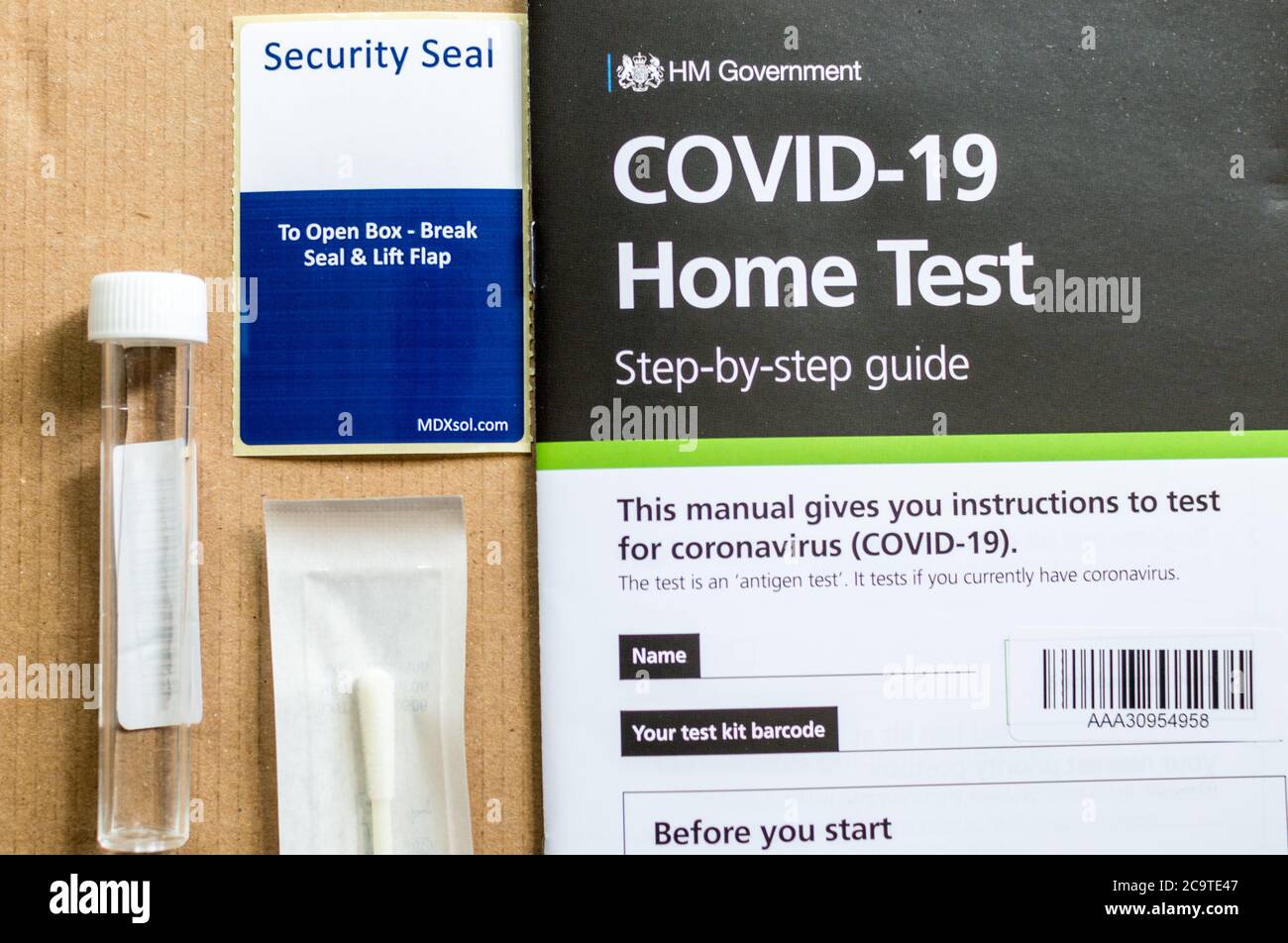 Swab test hi-res stock photography and images - Alamy